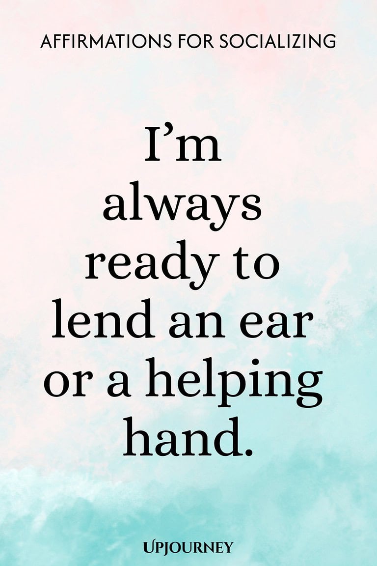 100+ Empowering Affirmations for Socializing