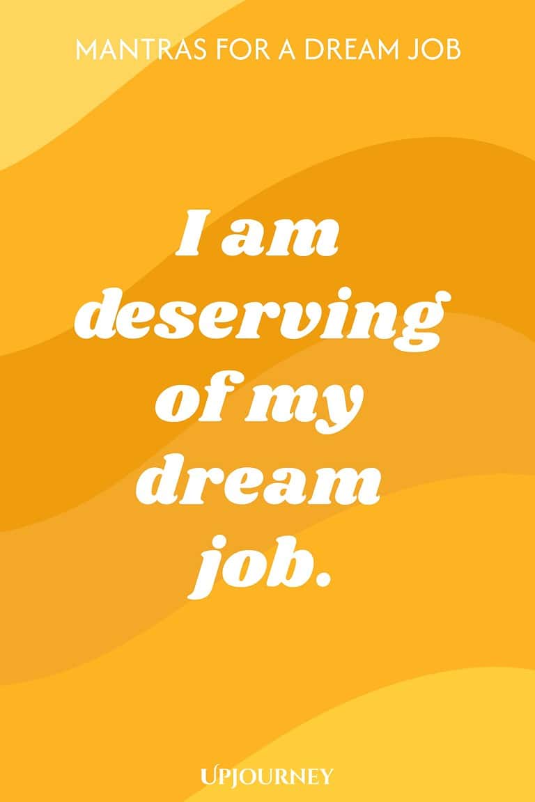 100+ Mantras for a Dream Job