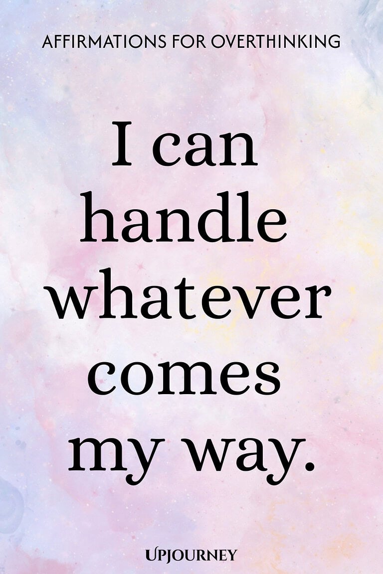 131 Relaxing Affirmations for Overthinking