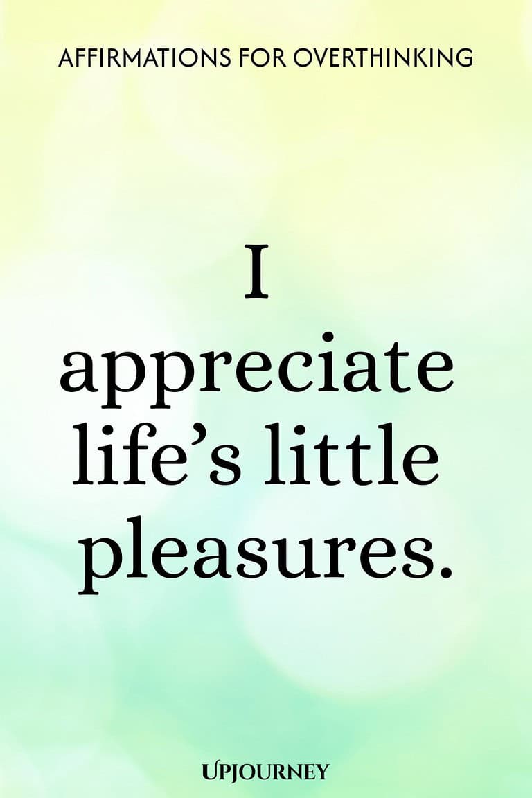131 Relaxing Affirmations for Overthinking