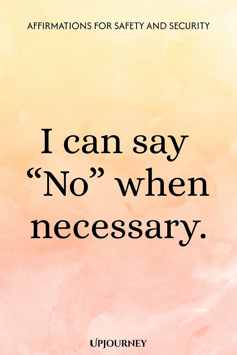 145 Affirmations for Safety and Security