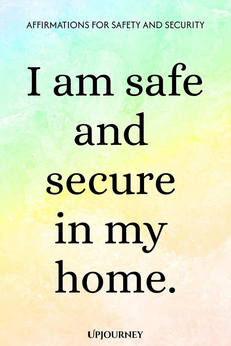 145 Affirmations for Safety and Security
