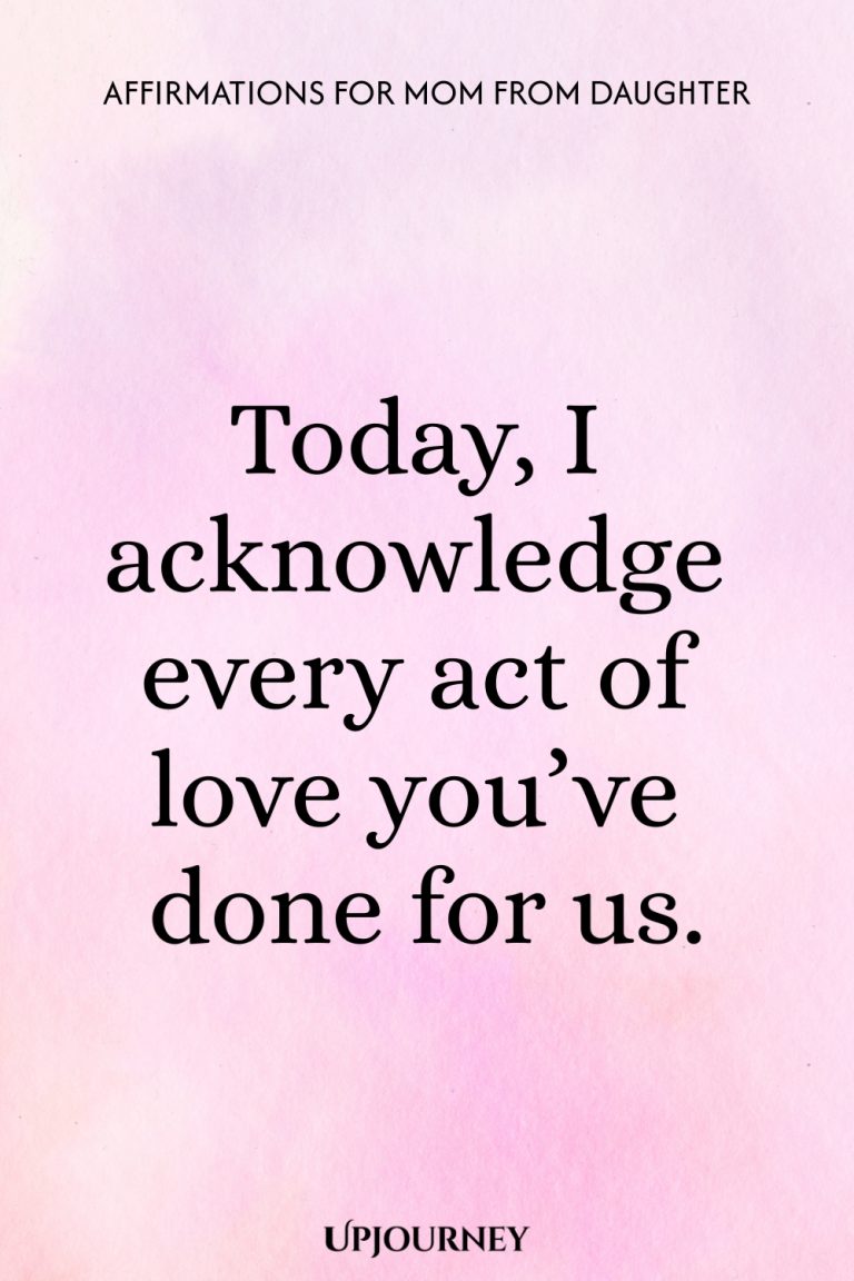 145 Positive Affirmations for Mom from Daughter