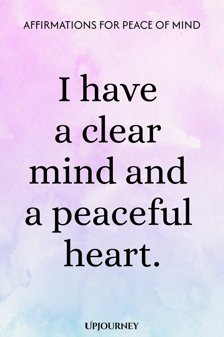160+ Calming Affirmations for Peace of Mind