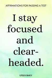 169 Strong Affirmations for Passing a Test