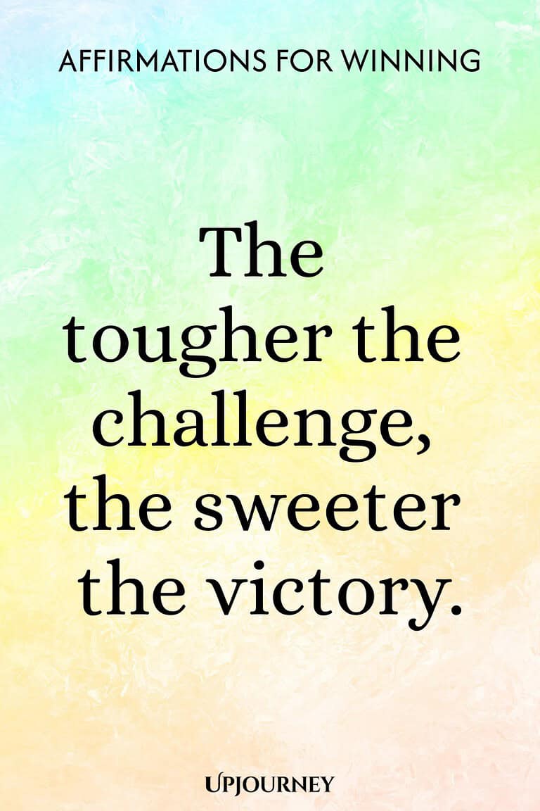 180+ Strong Affirmations for Winning