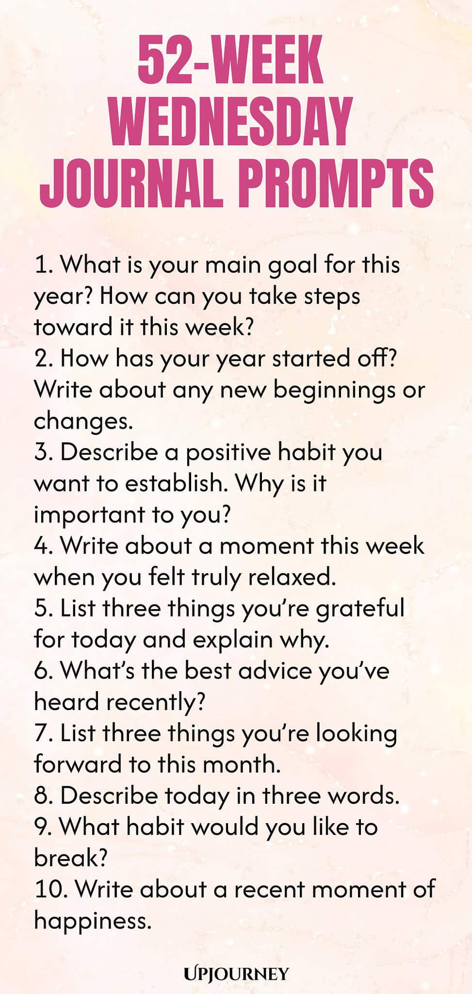 100+ Journal Prompts for Wednesday