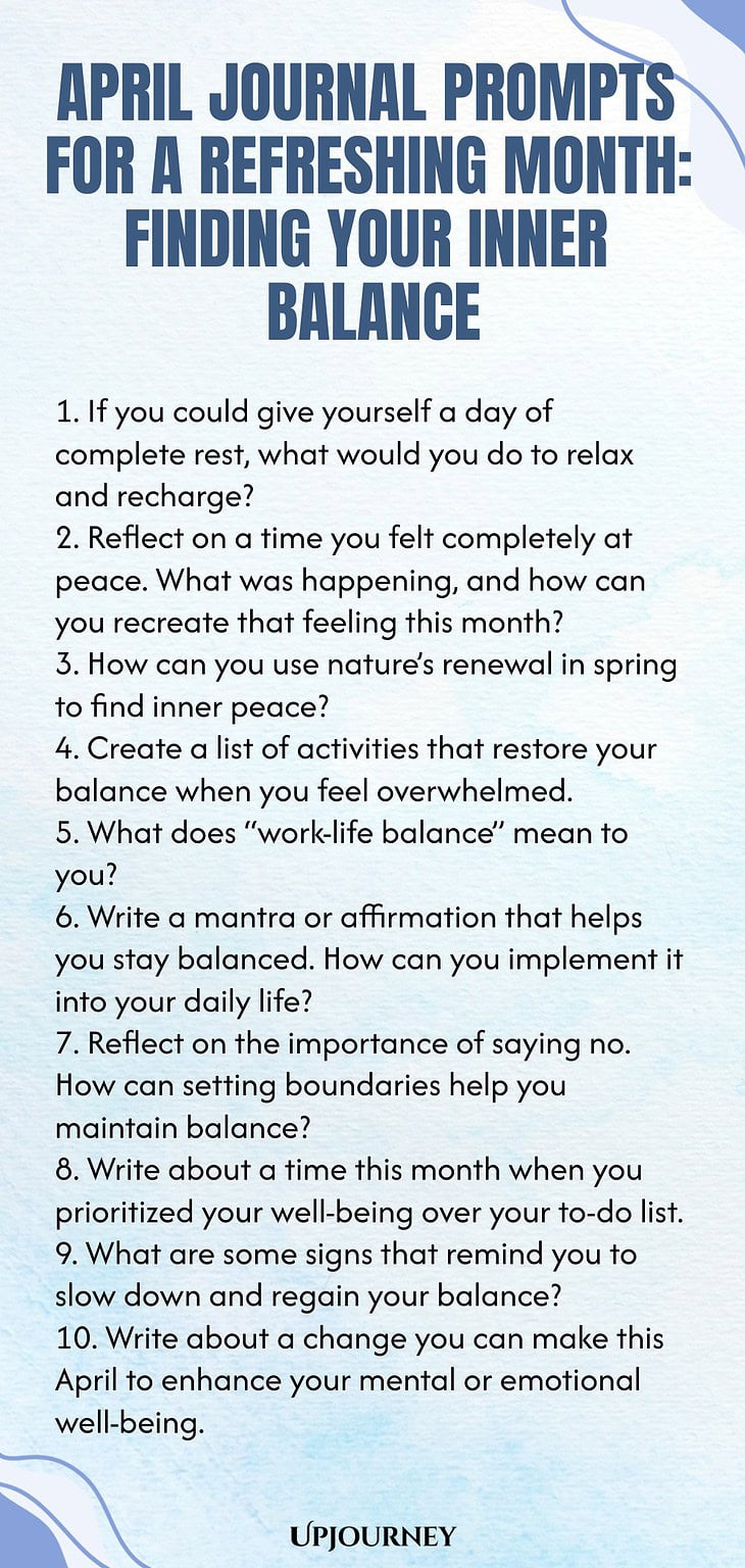 110 April Journal Prompts for a Refreshing Month