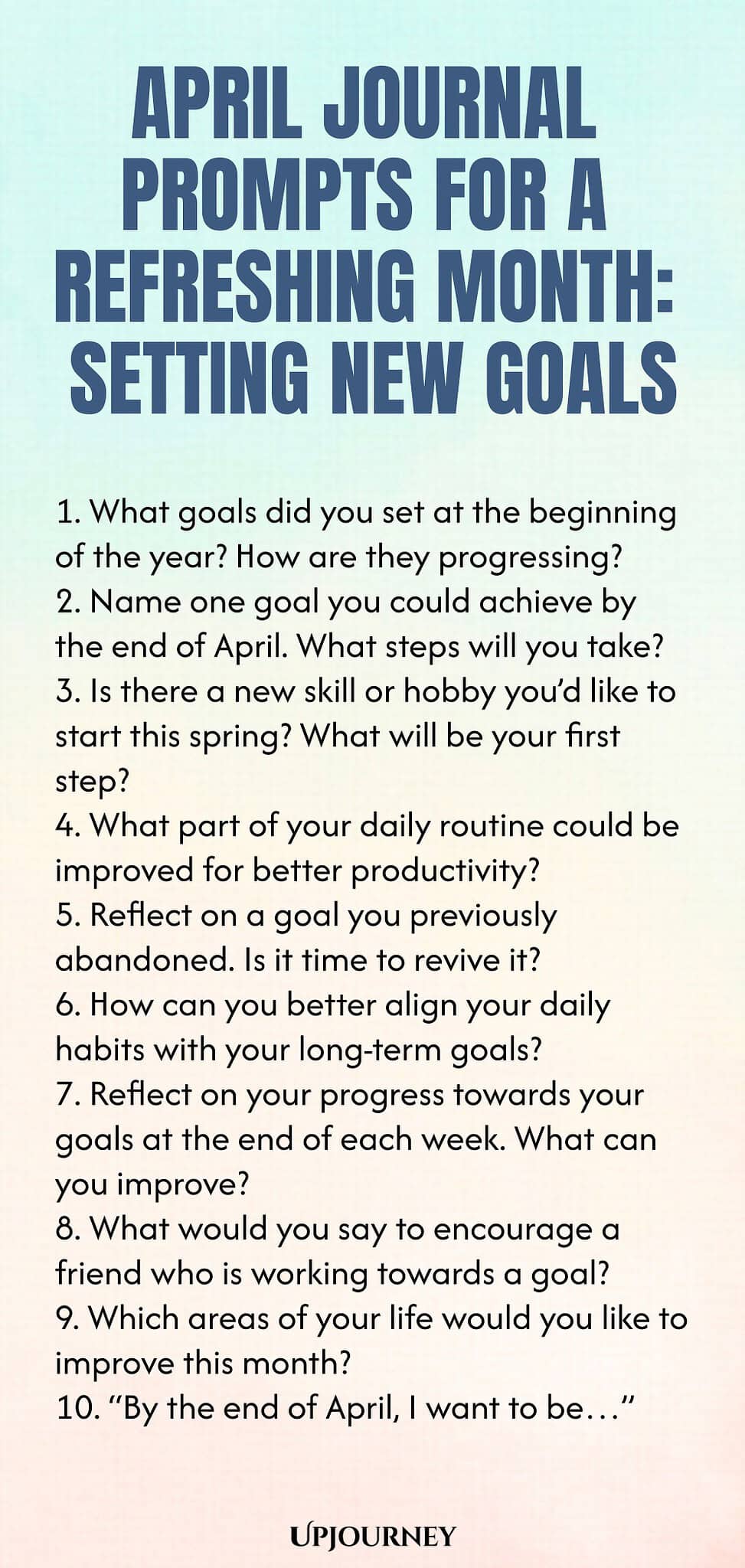 110 April Journal Prompts for a Refreshing Month