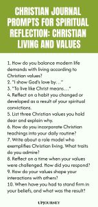 120 Christian Journal Prompts for Spiritual Reflection