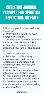 120 Christian Journal Prompts for Spiritual Reflection