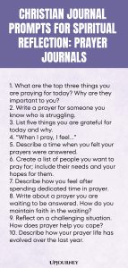 120 Christian Journal Prompts for Spiritual Reflection