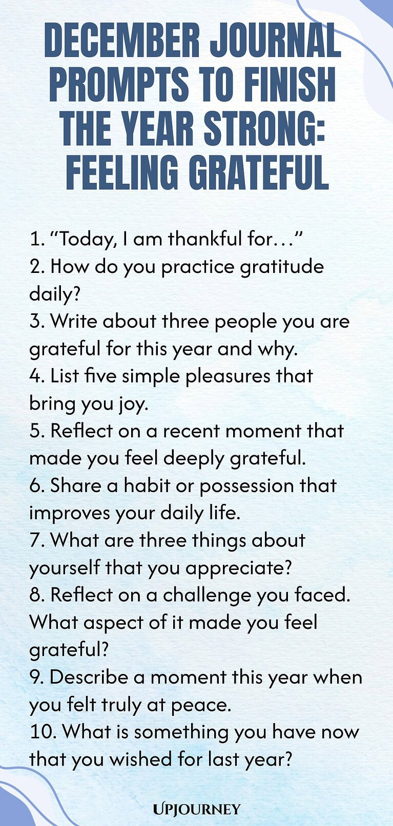 110+ December Journal Prompts to Finish the Year Strong