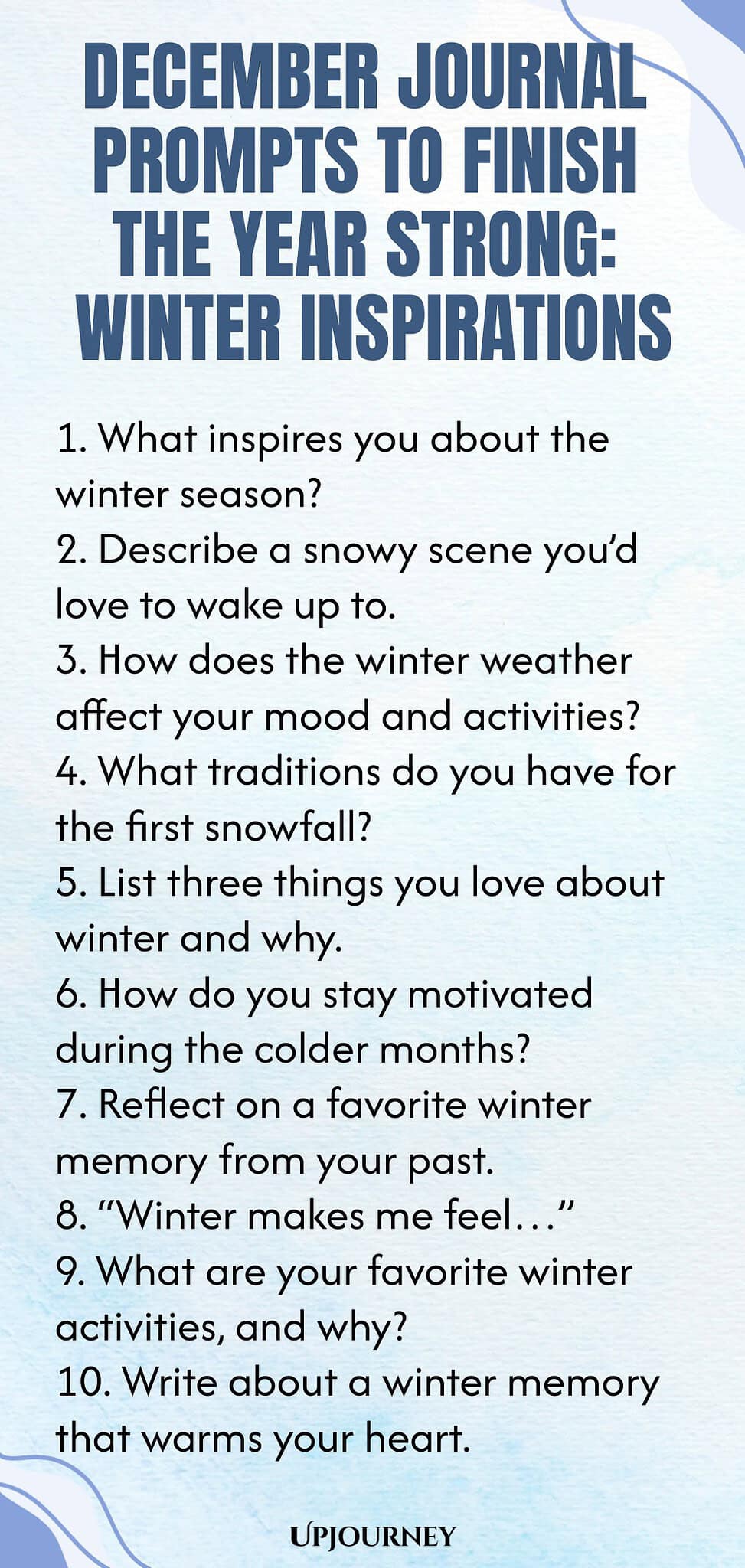 110+ December Journal Prompts to Finish the Year Strong
