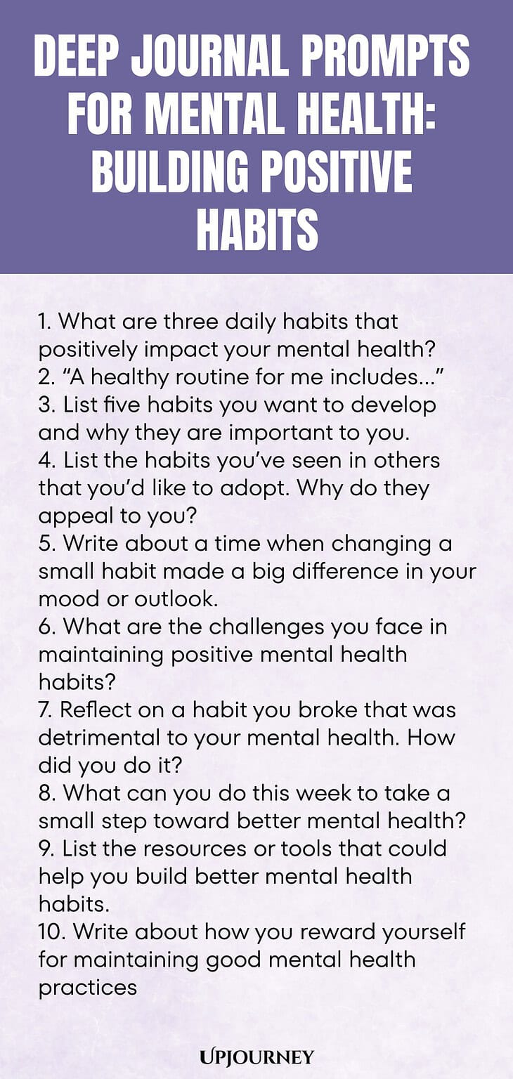 110 Deep Journal Prompts for Mental Health