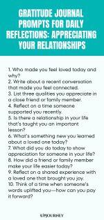120 Gratitude Journal Prompts for Daily Reflections