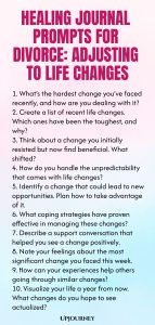 90 Healing Journal Prompts for Divorce