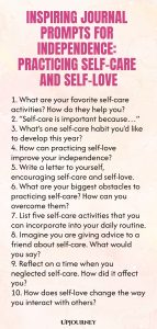 140 Inspiring Journal Prompts for Independence