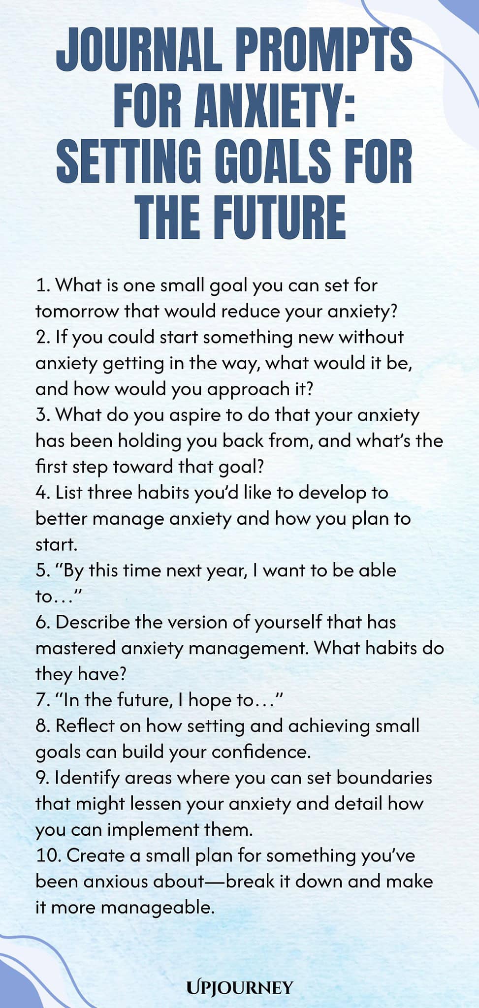 70 Journal Prompts for Anxiety