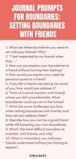 100 Journal Prompts for Boundaries (to Protect Your Peace)