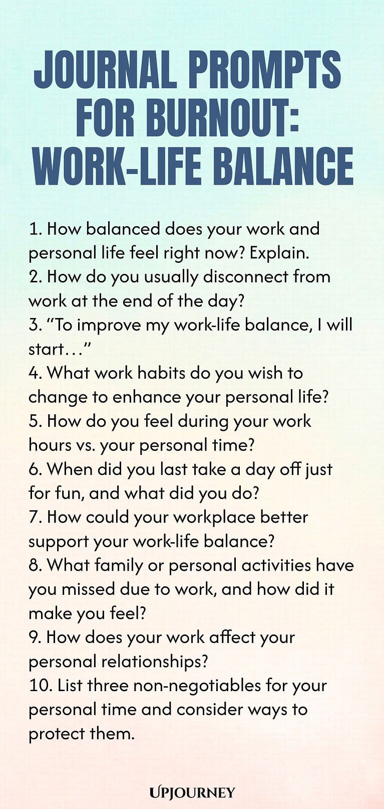 100 Journal Prompts for Burnout