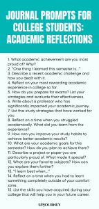 110+ Journal Prompts for College Students