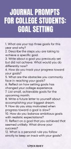110+ Journal Prompts for College Students