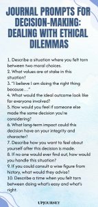 80 Journal Prompts for Decision-Making