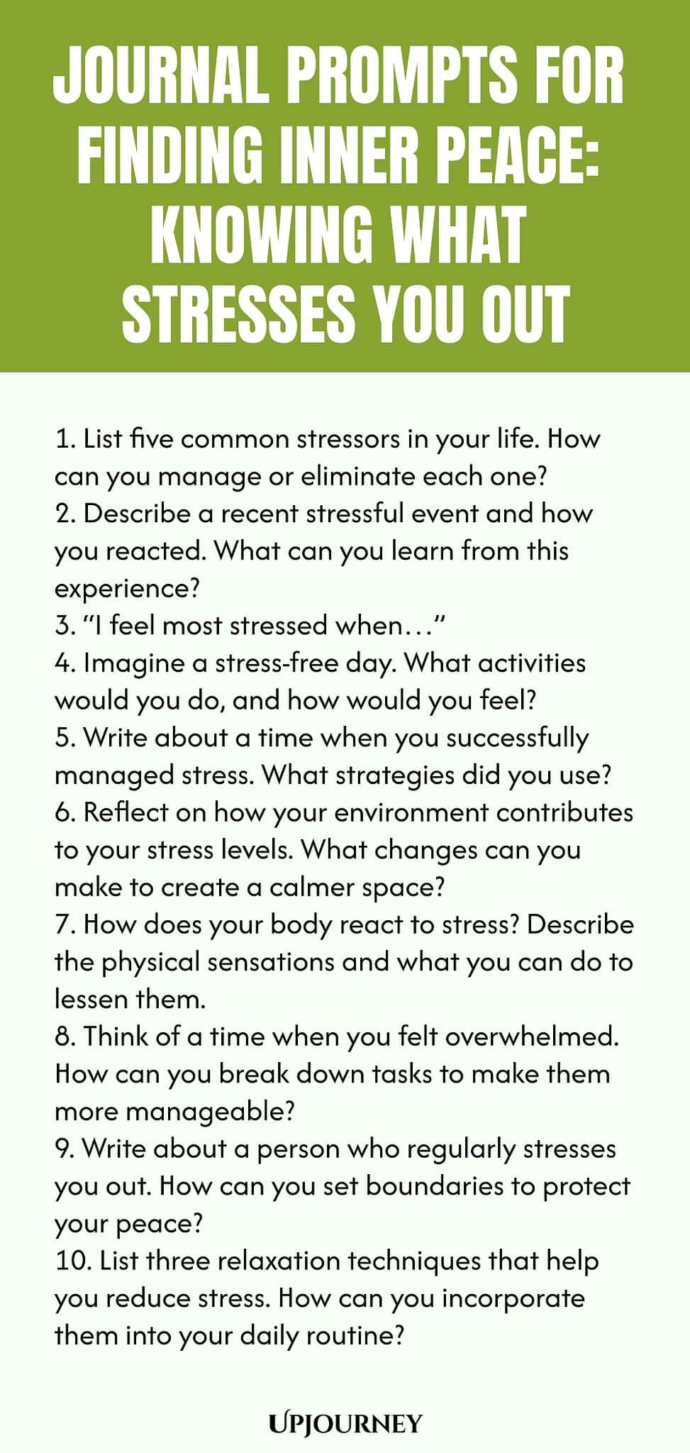 100 Journal Prompts for Finding Inner Peace