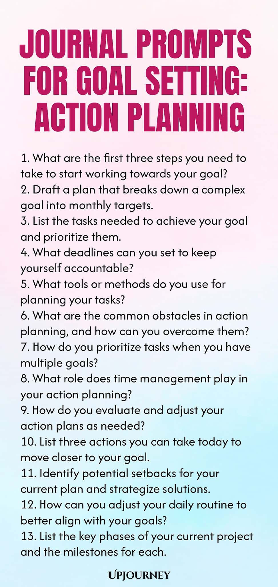 60+ Journal Prompts for Goal Setting