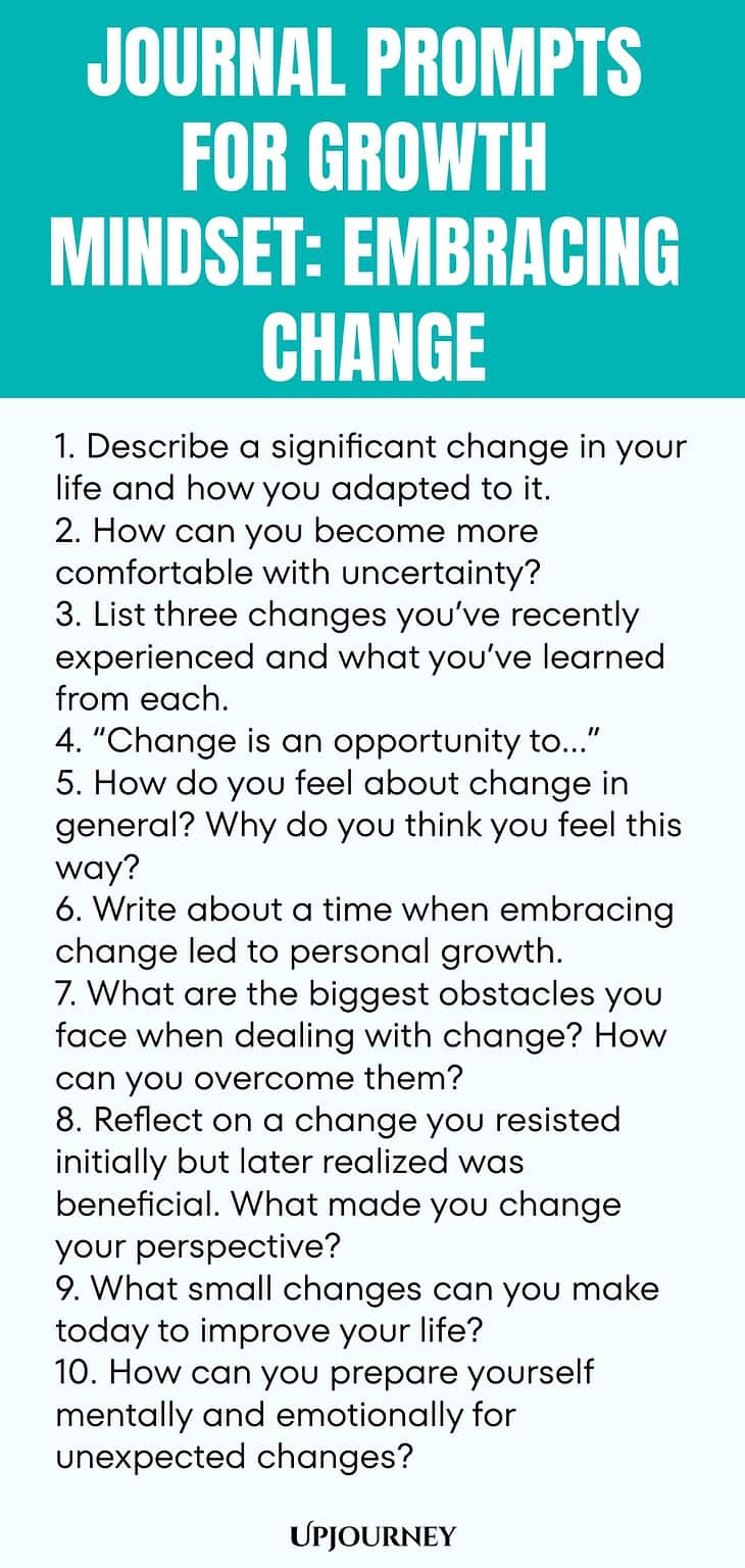 60+ Journal Prompts for Growth Mindset
