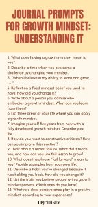60+ Journal Prompts for Growth Mindset