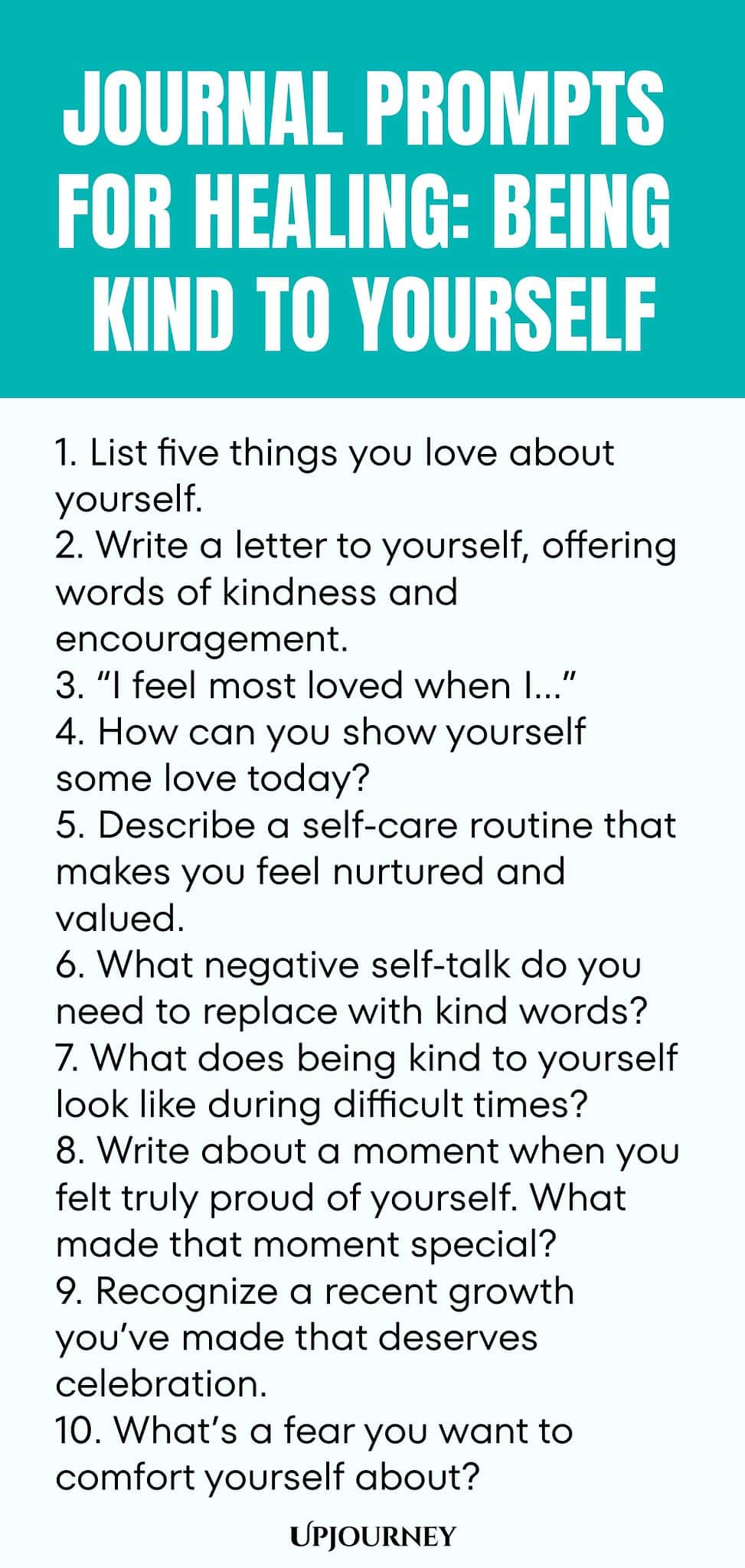 120 Journal Prompts for Healing