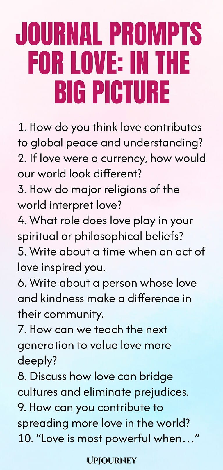 90 Journal Prompts for Love