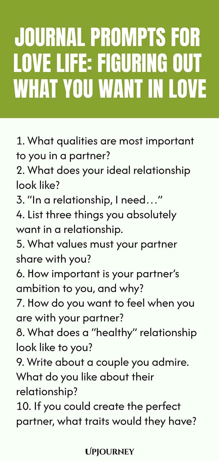 110 Journal Prompts for Love Life