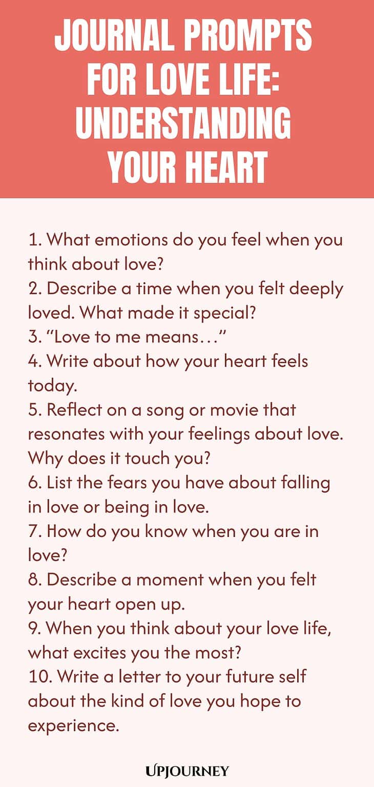 110 Journal Prompts for Love Life