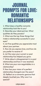 90 Journal Prompts for Love