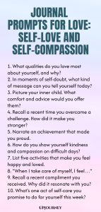 90 Journal Prompts for Love