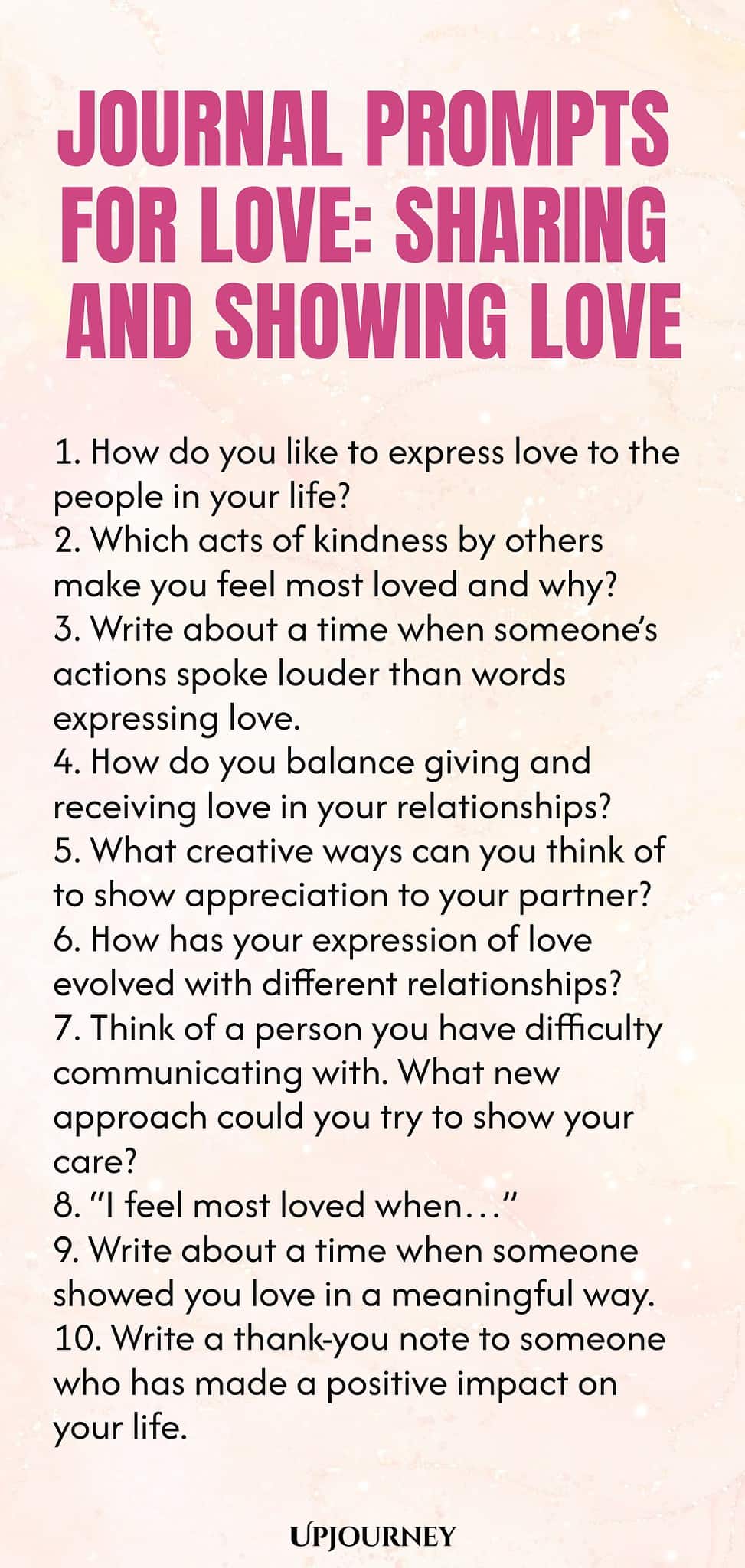 90 Journal Prompts for Love