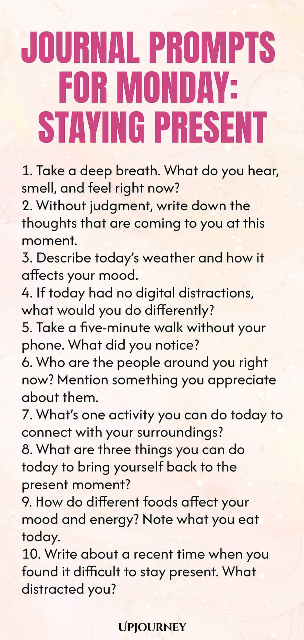 110+ Journal Prompts for Monday (Kickstart Your Week!)