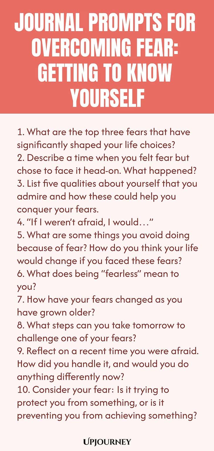 100 Journal Prompts for Overcoming Fear