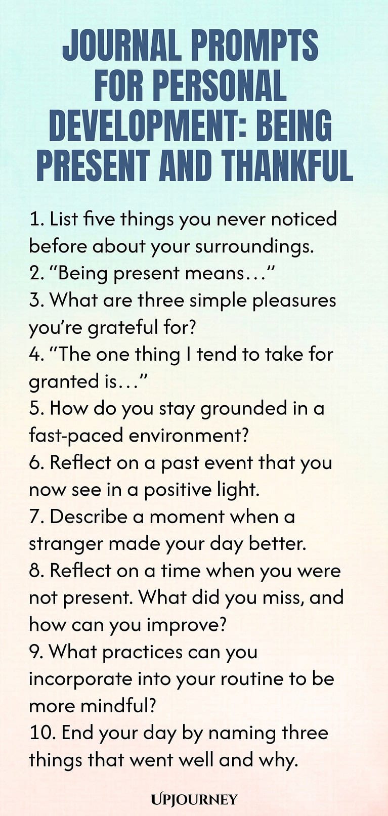 100 Journal Prompts for Personal Development