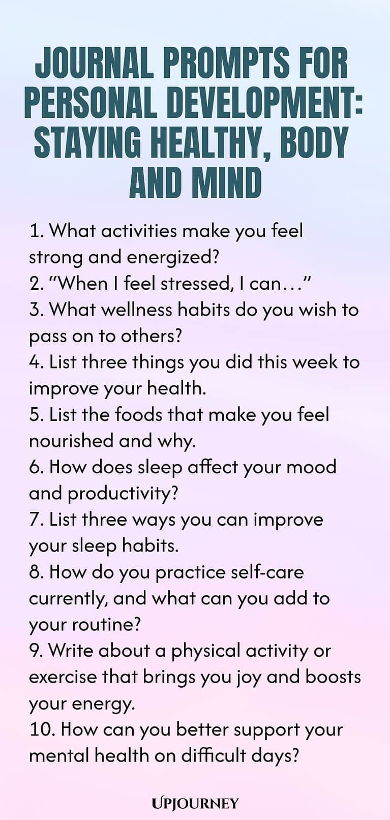 100 Journal Prompts for Personal Development