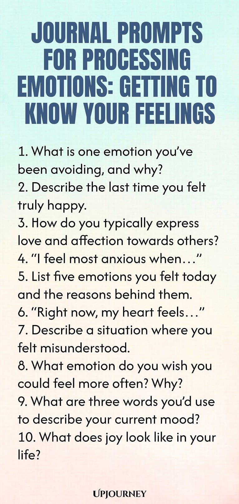 80 Journal Prompts for Processing Emotions
