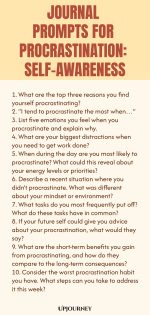 50+ Journal Prompts for Procrastination