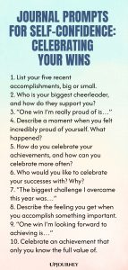 120 Journal Prompts for Self-Confidence
