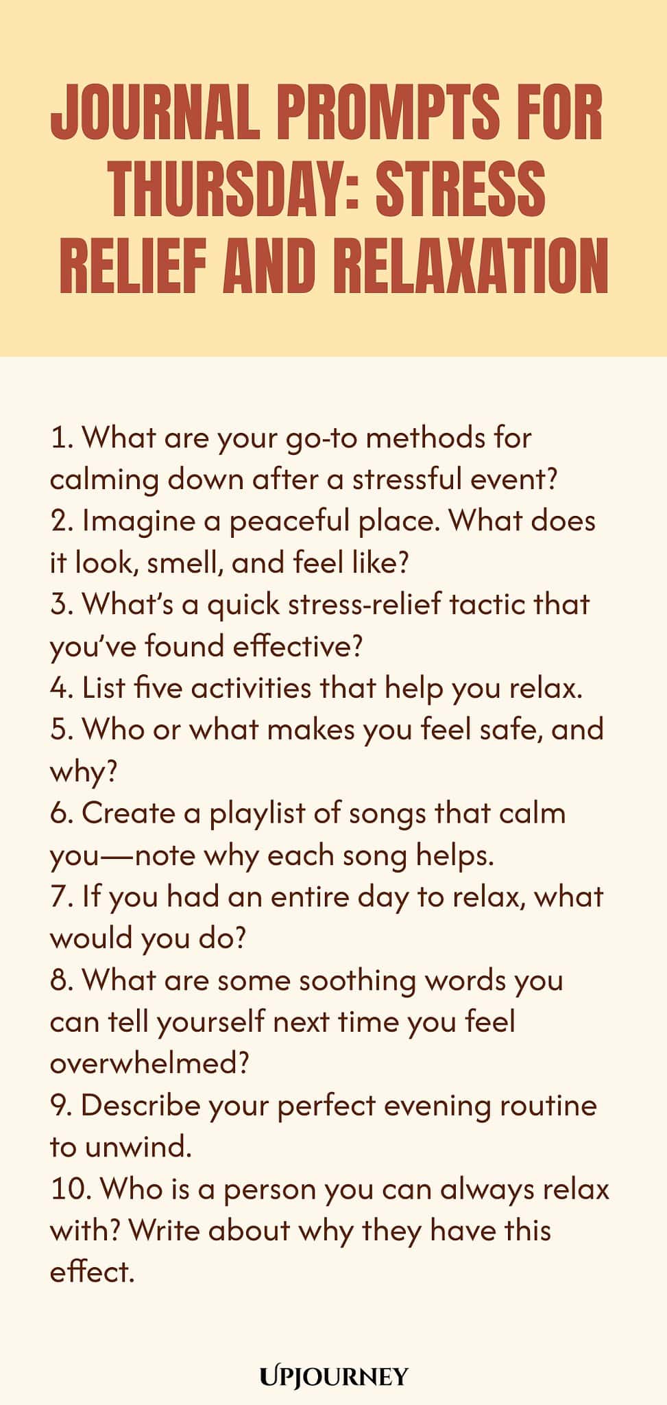 110+ Journal Prompts for Thursday