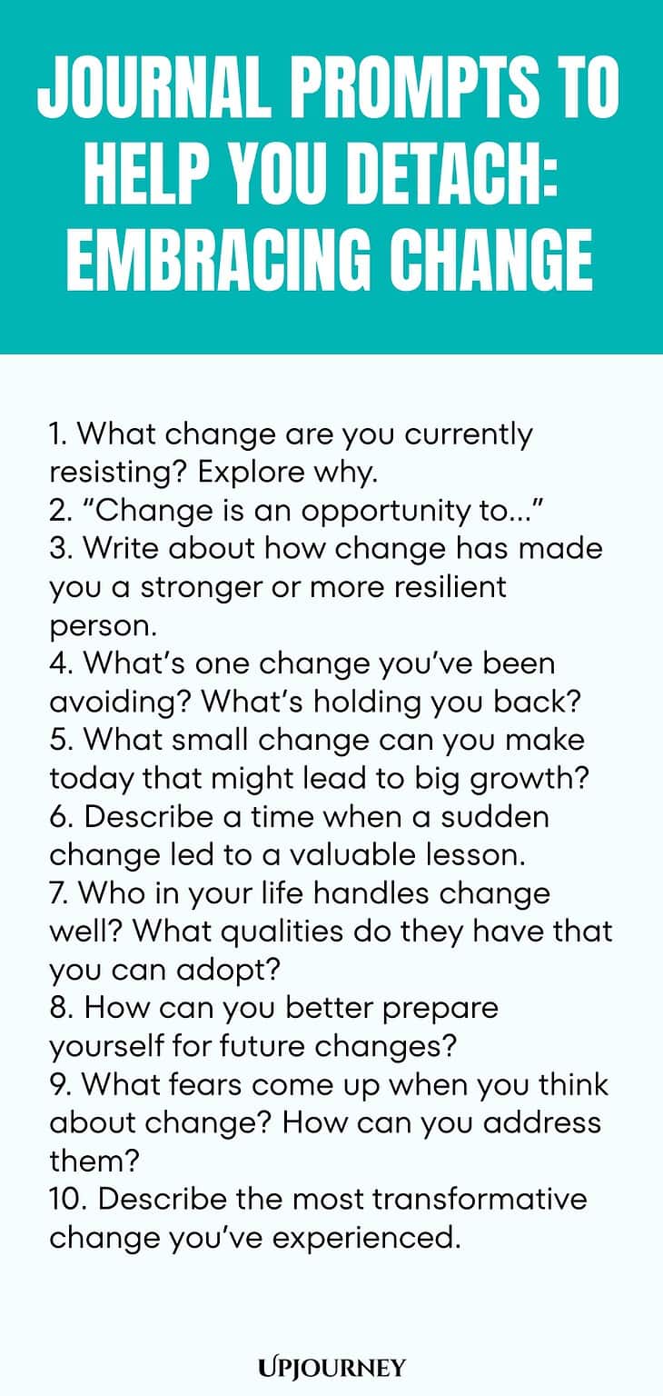 110 Insightful Journal Prompts to Help You Detach