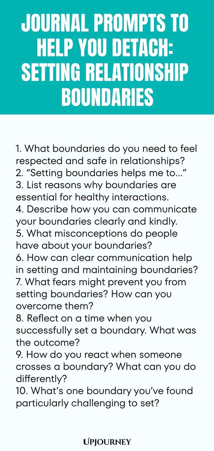 110 Insightful Journal Prompts to Help You Detach