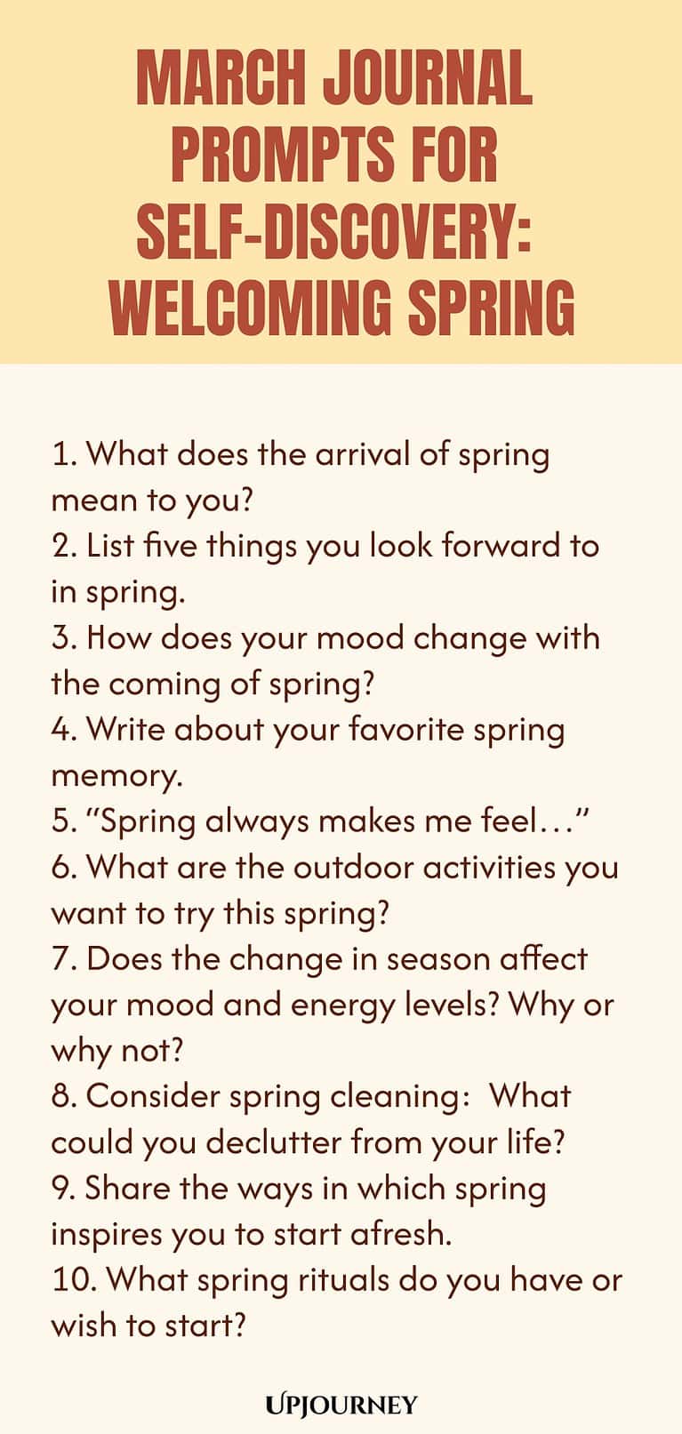 100+ March Journal Prompts for Self-Discovery